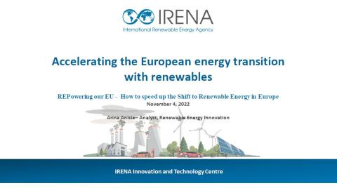 Accelerating the European energy transition with renewables | European ...